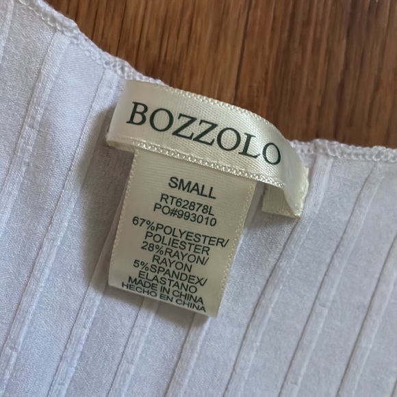 Bozzolo | Tops | Bozzolo White Tank Top | Poshmark